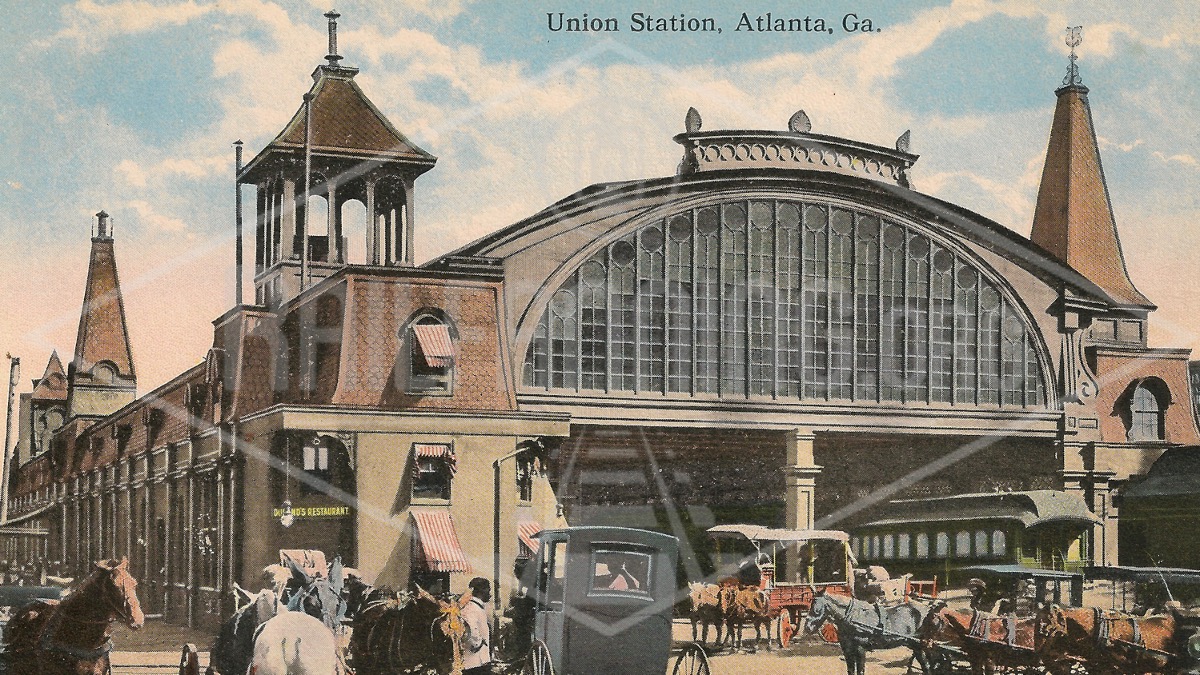 A Postcard View of Atlanta’s 1871 Union Station – Railfanning.org