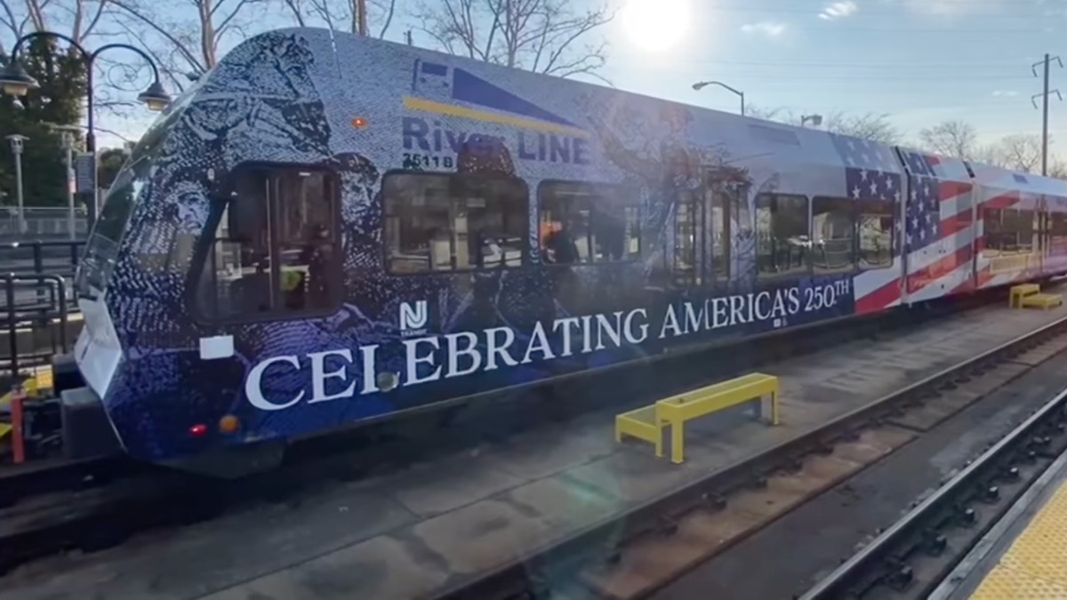 NJ Transit: River LINE Upgrades Continue, Vehicle Celebrating America’s ...