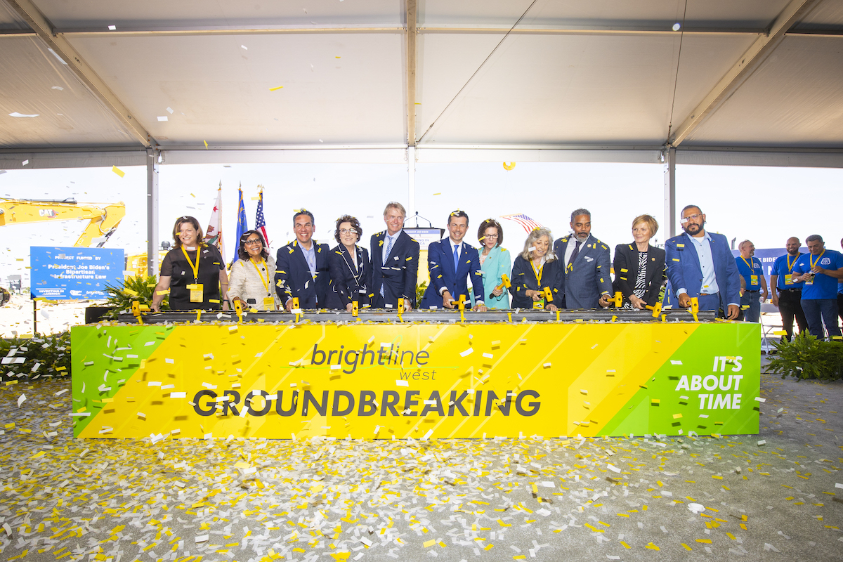 Brightline West Breaks Ground on Las Vegas-to-Southern California Line ...