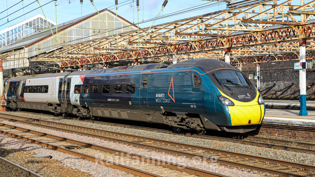 UK Department for Transport Places Avanti West Coast on Short-Term ...