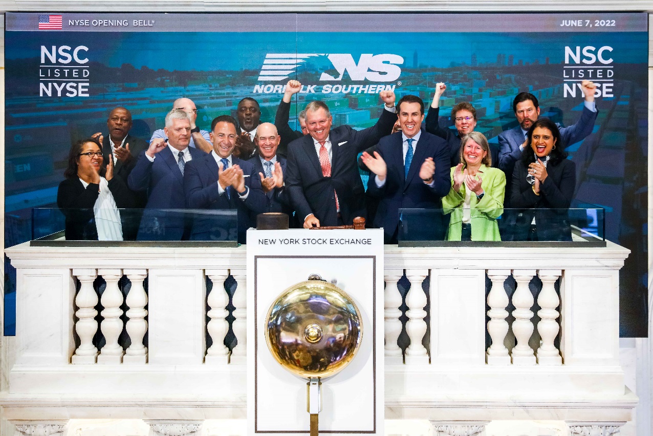Norfolk Southern Celebrates 40th Anniversary by Ringing NYSE Opening ...