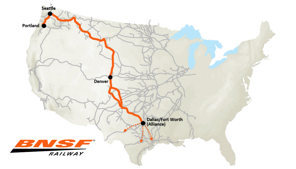 BNSF Launching New Intermodal Service Between Pacific Northwest and ...
